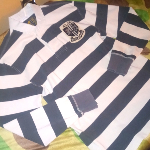 Rugby Ralph Lauren | Shirts | Vtg Distressed Ralph Lauren Rugby Polo ...